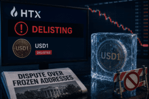 HTX Delists Trump-Linked USD1 Following Dispute Over Frozen Addresses ...