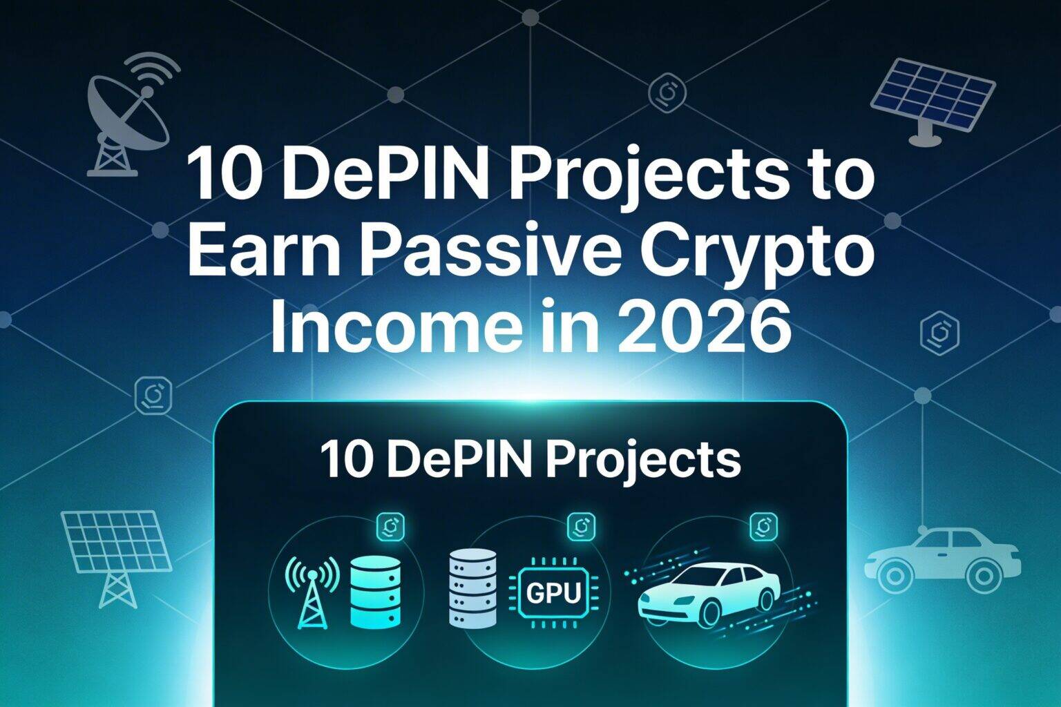 10 Best DePIN Projects to Earn Passive Crypto Income in 2026 - FinanceFeeds