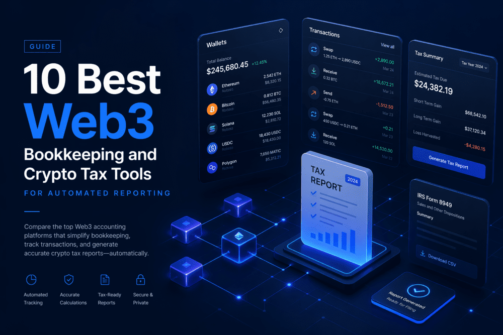 10 Best Web3 Bookkeeping and Crypto Tax Tools for Automated Reporting ...