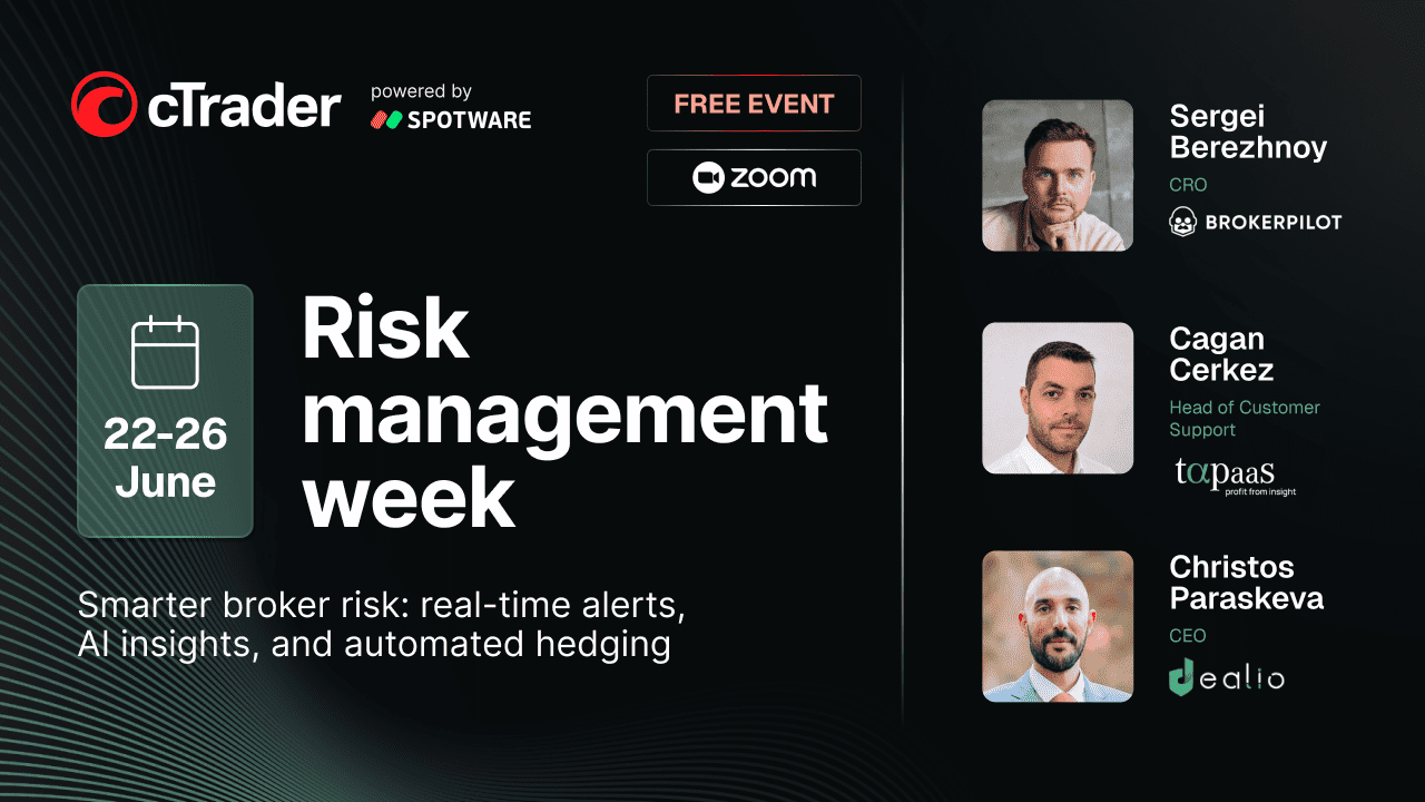 Spotware to host Risk Management Week featuring Brokerpilot, Tapaas and ...